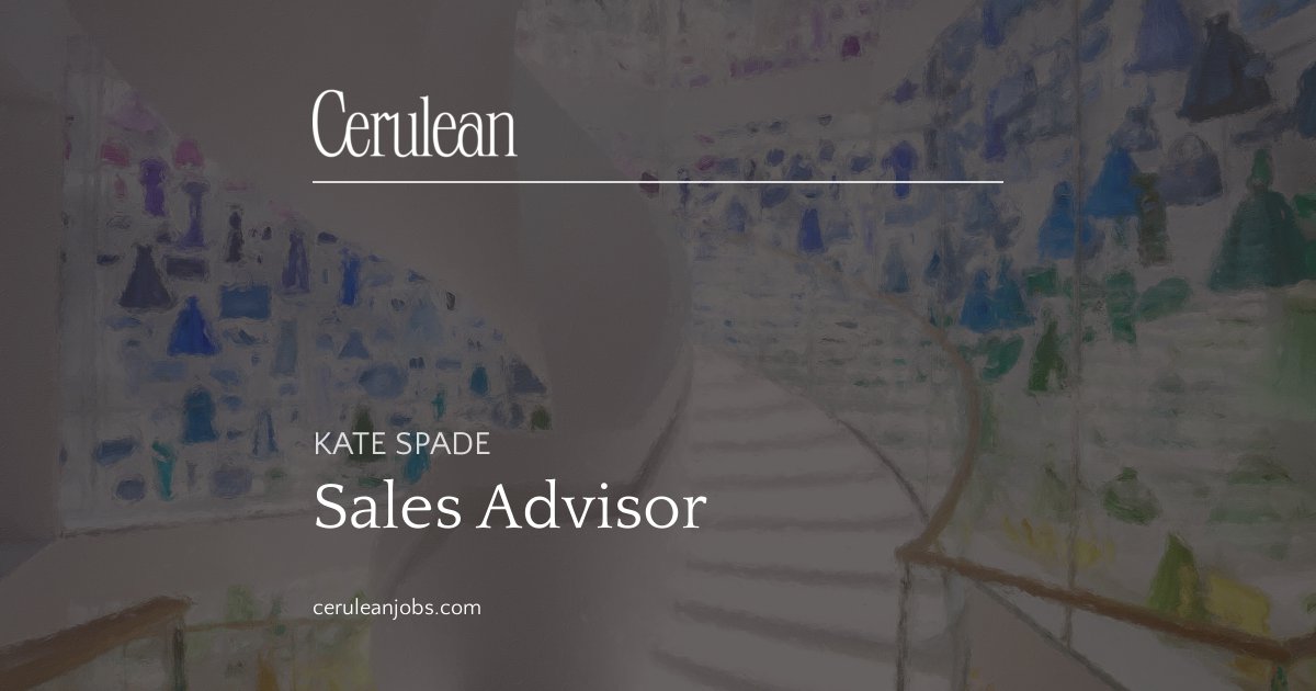 Kate Spade Sales Advisor – Ottawa – Cerulean